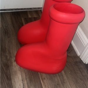 Mscfh | Shoes | Mschf Red Boots | Poshmark